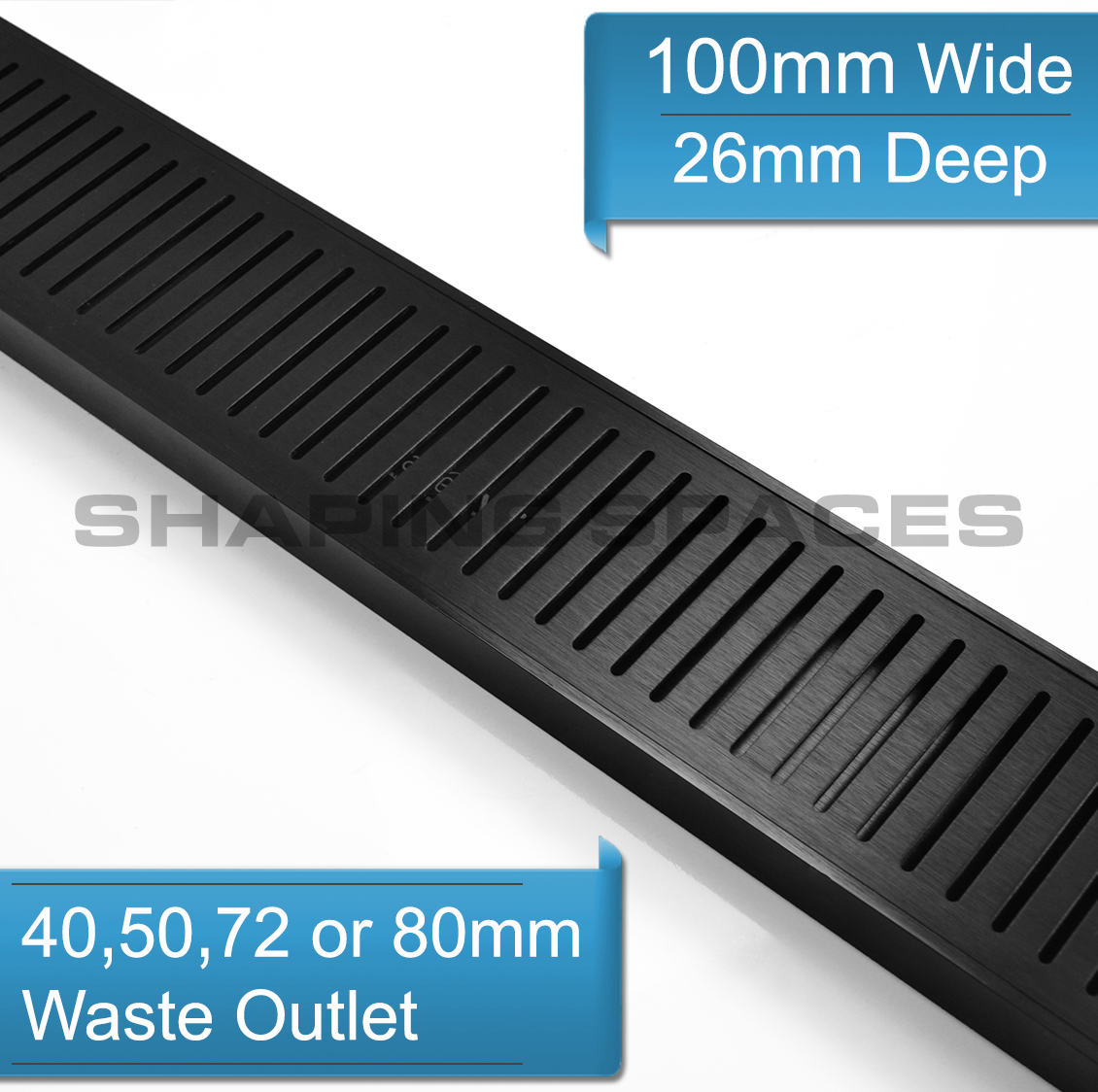 Midnight Wide Standard Floor Grate (MWSFG) – Shaping Spaces